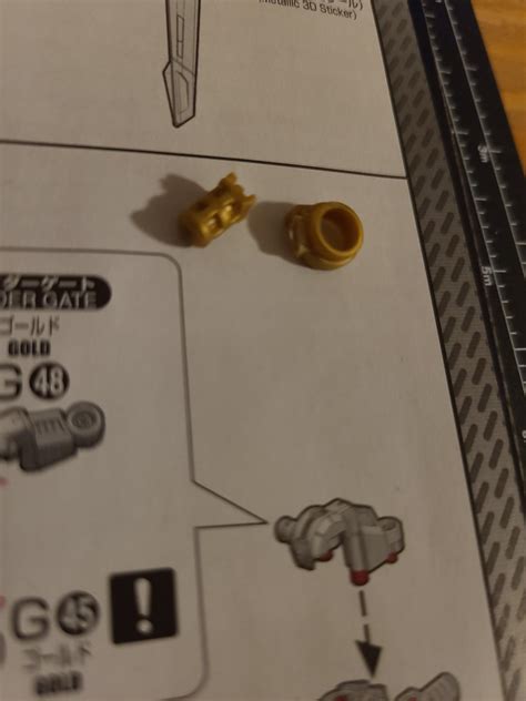 Mgex Strike Freedom Wing Part G45 Broke Idk What To Do Now R Gunpla