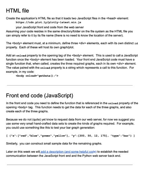 HTML File Create The Application S HTML File So That Chegg Com