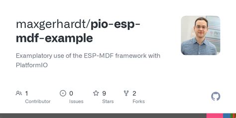 GitHub Maxgerhardt Pio Esp Mdf Example Examplatory Use Of The ESP