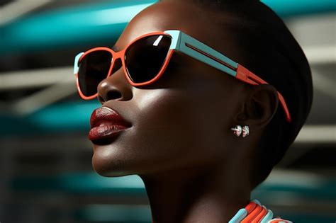 Premium Photo Retro Fashion Model