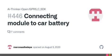 Connecting Module To Car Battery · Issue 446 · Ai Thinker Opengprsc