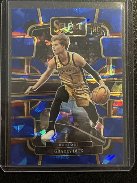 CARTA ROOKIE GRADY Dick RC 2023 24 Panini Select Blu Incrinata Ghiaccio