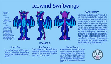 Icewind Swiftwings Ref Sheet Anthro By Icewindthegreat