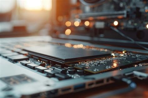 Laptop Repair Technician Upgrades Memory And Fixes Broken Components