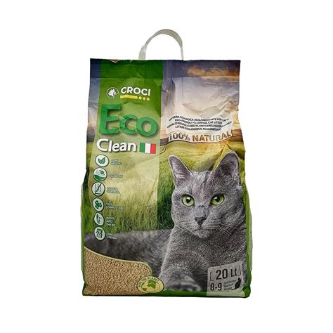 Asternut Igienic Vegetal Eco Clean Pentru Pisici 20 L C40255696