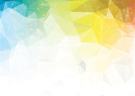 추상 낮은 폴리 다채로운 기술 벡터 배경 연결 구조 벡터 데이터 과학 배경 다각형 벡터 배경 분자 및 통신 배경 프리미엄 벡터