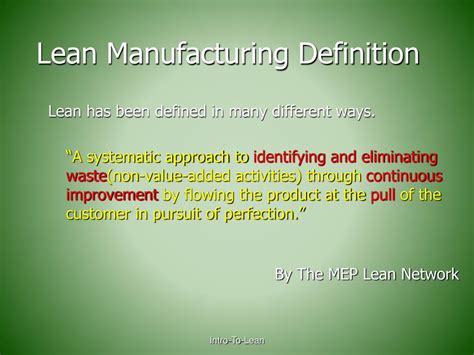 What Does Lean To Mean Lean Meaning Whkrq
