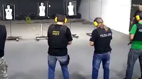 Police Instructor Risks Life By Dodging Bullets On Gun Range R