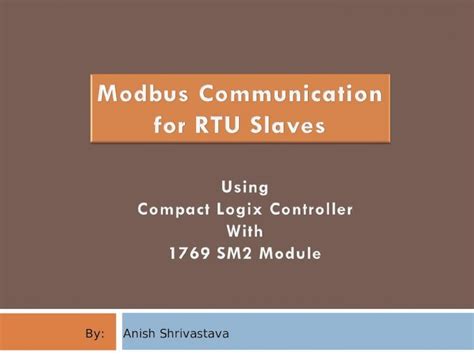 Ppt Modbus Using Compactlogix 1769 Sm2 Dokumen Tips