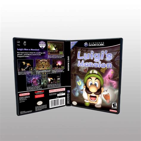 Gamecube Replacement Case No Game Luigis Mansion Etsy