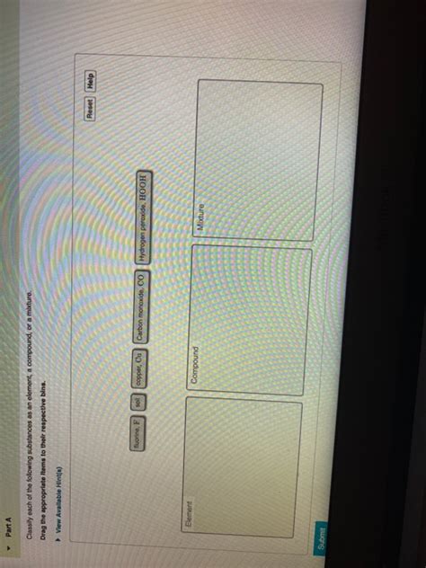 Solved Part A Classify Each Of The Following Substances As