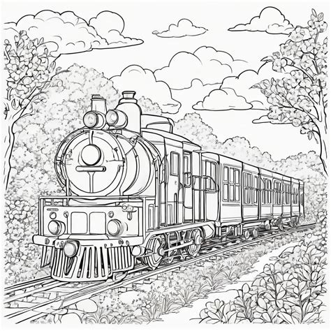 Cute Kawaii Train Ride Prompts Stable Diffusion Online