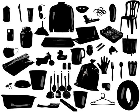 Examples Of Black Plastic Products Download Scientific Diagram