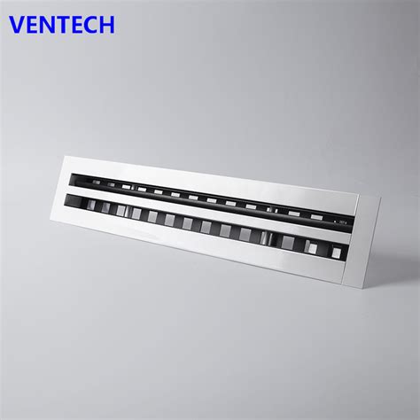 Supply Linear Slot Diffuser Aluminum Air Ceiling Diffuser With Plenum