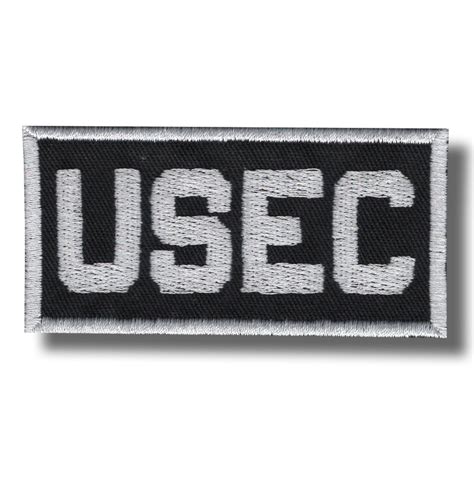 Usec Embroidered Patch 8x4 Cm Patch