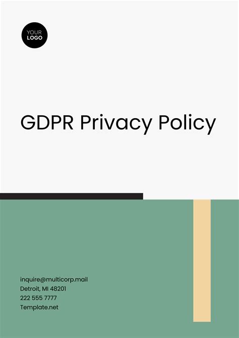 Free Data Protection Policy Template To Edit Online