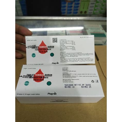 Jual Vitamin Tambah Darah Isi 10 Tablet Per Strip Shopee Indonesia
