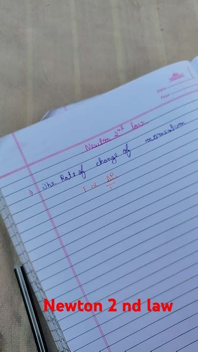 Newton 2 Nd Law Explanation Video Status Youtube
