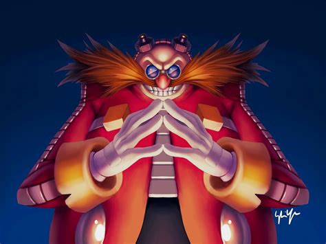 I Decided To Fully Color And Render My Dr Eggman Sketch Hope You Enjoy Song Used In Timelapse