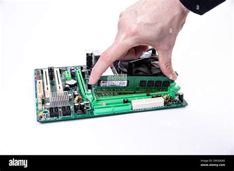 Installing A New Ram Ddr Memory For A Personal Computer Processor
