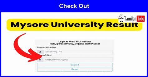 Mysore University Result 2023 Released Uom Ug Pg Sem Results Tamilan