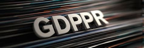 Gdpr Text Overlays Layered Data Files In A Dynamic Digital Representation Of Data Privacy