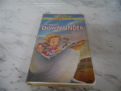 Walt Disney The Rescuers Down Under Vhs Gold Collection Classic Edition