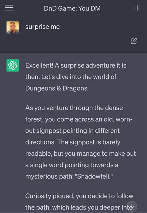 chatgpt as a dungeon master r chatgpt