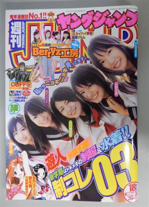 週刊ヤングジャンプ 2004年415 18号 制コレ 近野成美 戸田恵梨香 川村ゆきえ Berryz工房 夏焼雅 徳永千奈美 石村舞波 嗣永