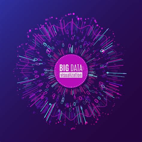 big data visualization stock vector illustration of array 128826479