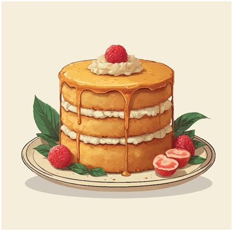 Premium Vector Illustration Of A Konafa 02