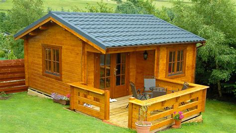 Chalet en bois UTAH 22m2 Terrasse Chalets en Bois habitable livré
