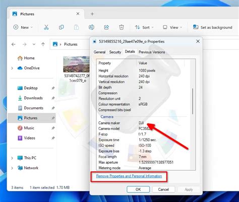 Photo Exif Metadata