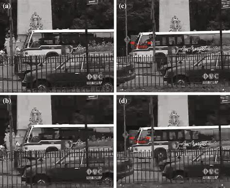 Sample Frames In The Bus Sequence In A Frame 32 Proposed Algorithm B