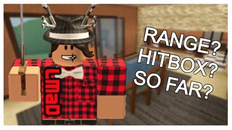 Roblox Does Mm2 Really Have A Hitbox Issue Mm2 Youtube