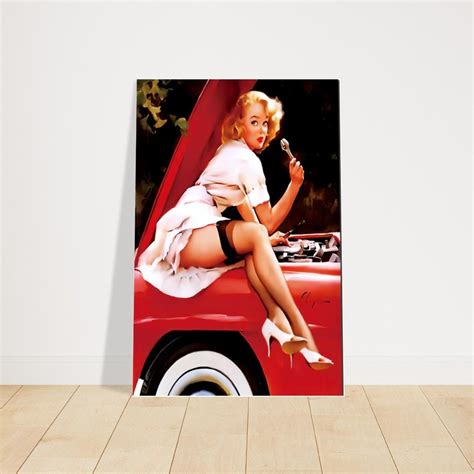 Vintage Gil Elvgren Print Art Print Vintage Decor Vintage Art Print