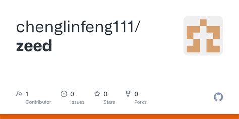 GitHub Chenglinfeng Zeed