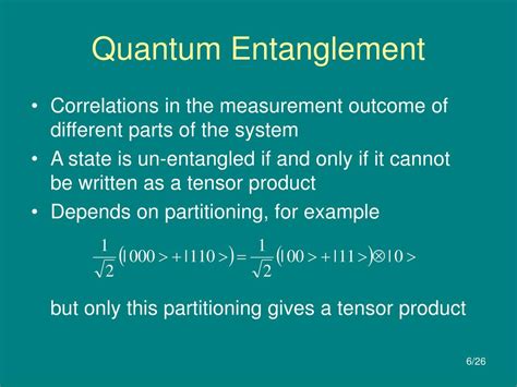 Ppt Multipartite Entanglement And Its Role In Quantum Algorithms