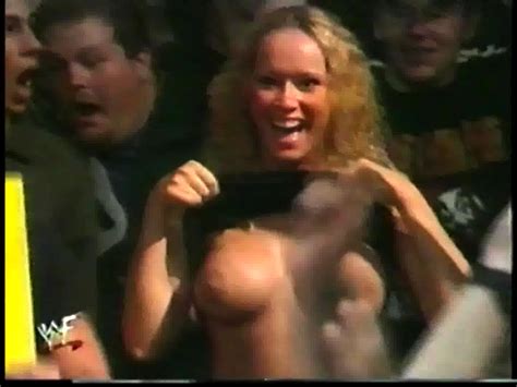 Busty Wwe Fan Flashes Boobs To Triple H And Dx July 20 1998 At Drtuber