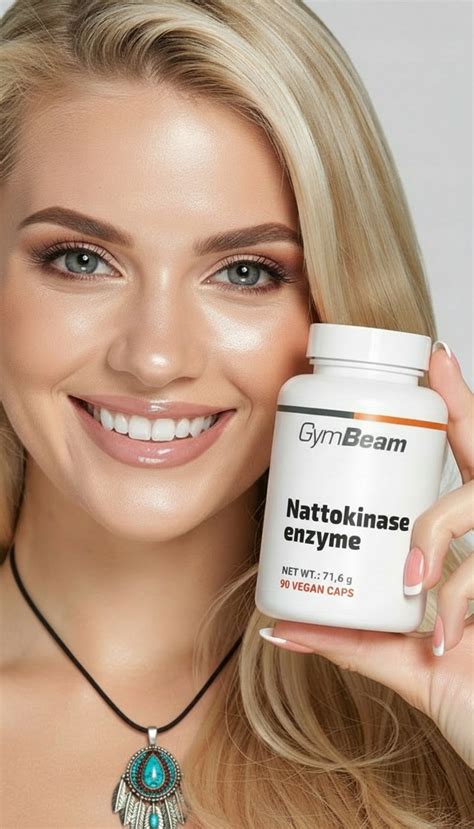 Gymbeam Enzym Nattokinaza Suplement KrĄŻenie Serce Cholesterol Zakrzepy 90k