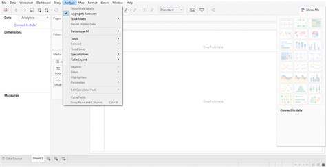 Tableau Navigation Sheet Tableau Main Commands Dataflair