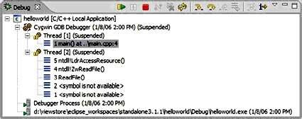 The Eclipse Device Software Development Platform Device Debug