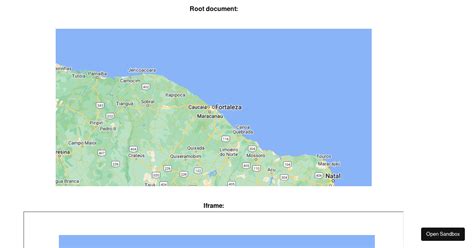 Googlemap Inside Iframe Native Loading Codesandbox