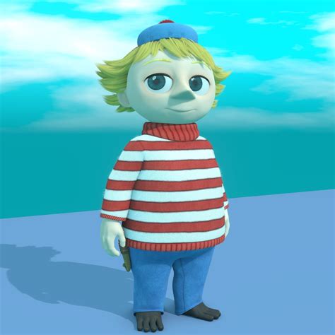 Moomin Model Pack Free Vr Ar Low Poly 3d Model Rigged Cgtrader