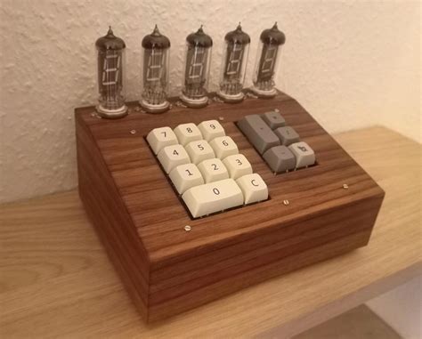 A Beautiful Custom Calculator Built With Iv 12 Vfd Tubes Arduino Blog