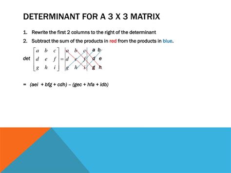 PPT 4 3 Determinants And The Area Of A Triangle Using A Matrix PowerPoint Presentation ID