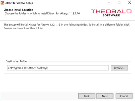 Installation Xtract For Alteryx HelpCenter
