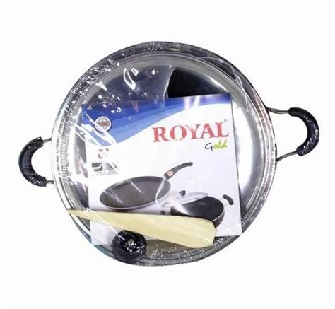5 Layer Nonstick Spray Coated Aluminium Non Stick Cookware Kadhai For