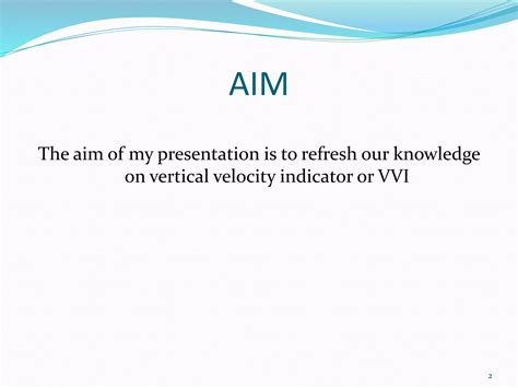 Vertical Velocity Indicator Ppt