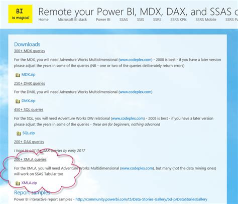 Ssas Xmla Queries